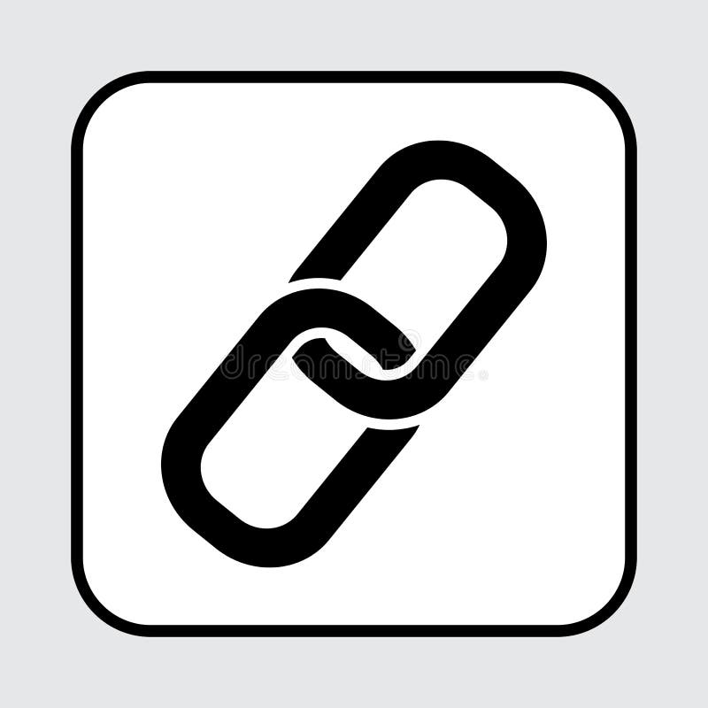 Link Icon. Chain Symbol. Vector Illustration Stock Illustration ...