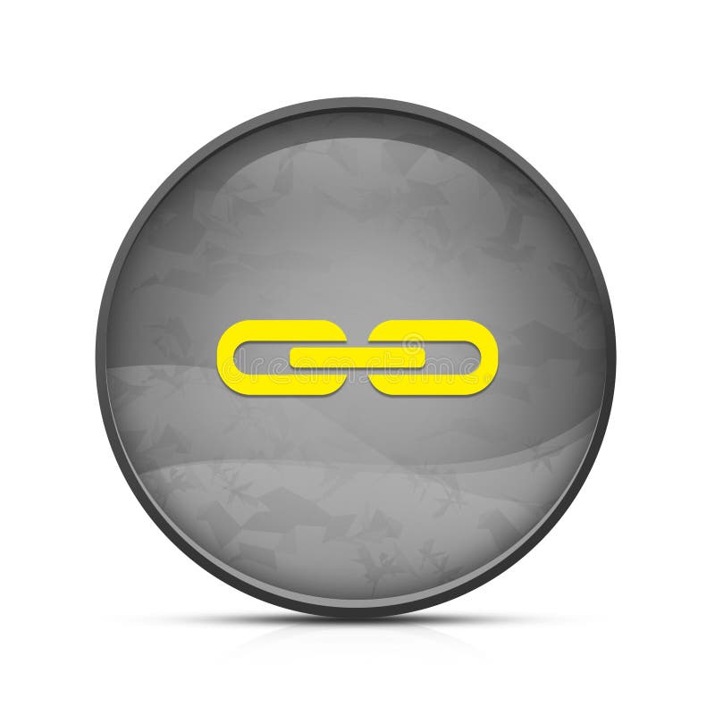 Link Icon on Classy Splash Black Round Button Illustration Stock ...