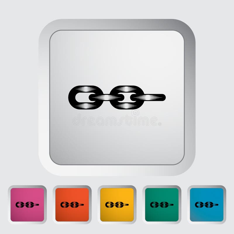 Link flat icon stock vector. Illustration of equipment - 34654621