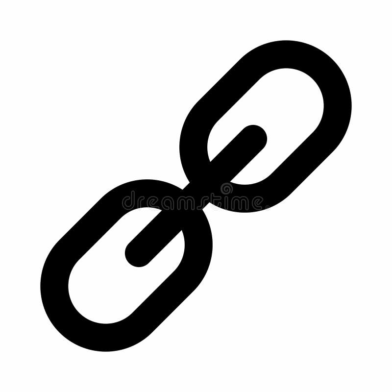 Link icon illustration stock illustration. Illustration of single ...