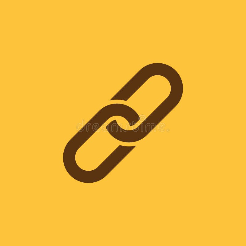 The Link Icon. Linked Symbol Stock Illustration - Illustration of ...