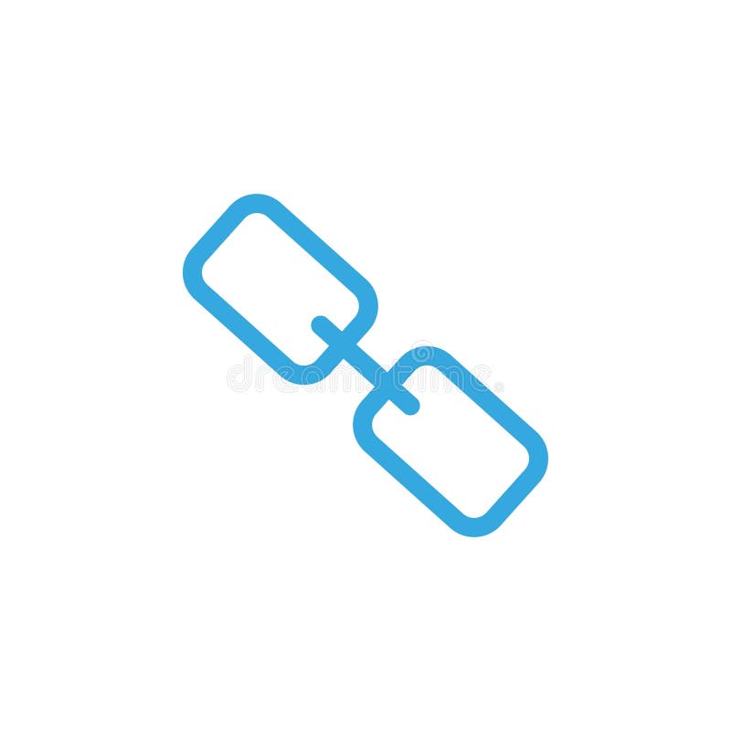 Link Icon Simple Vector Symbol Stock Vector - Illustration of logo ...