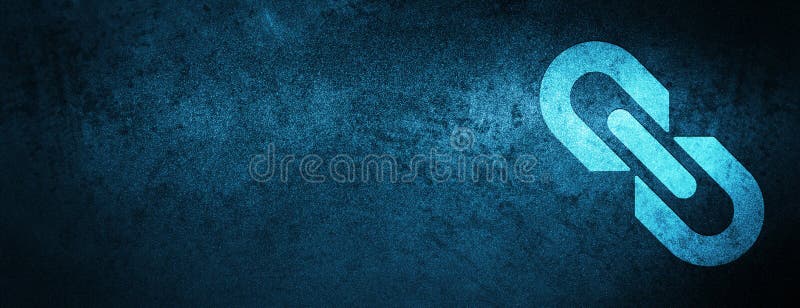 Link Icon Splash Natural Blue Round Button Stock Vector - Illustration ...