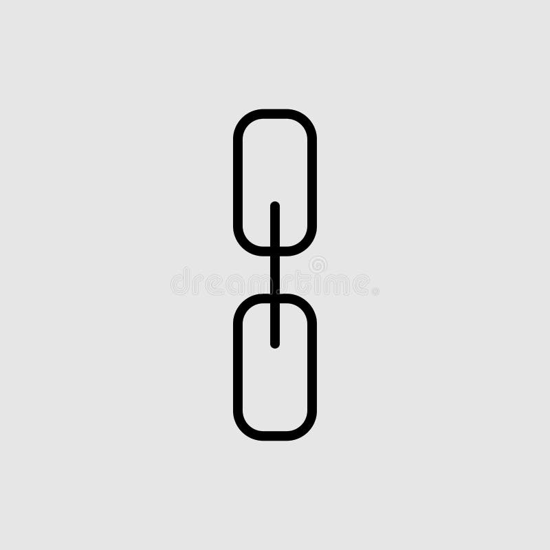 Link icon vector art stock vector. Illustration of joined - 178768764