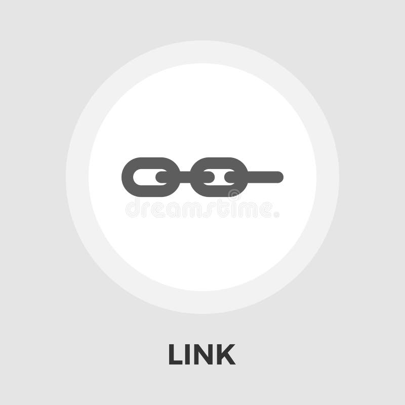 Link flat icon stock vector. Illustration of equipment - 34654621