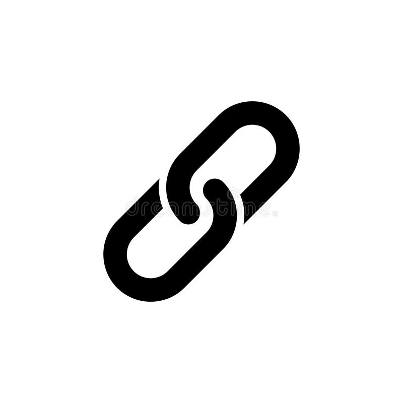 Link Icon . Hyperlink Chain Symbol Stock Vector - Illustration of link ...