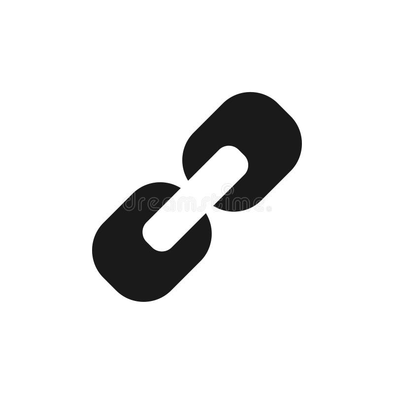 Link Icon Vector Illustration. Flat Link Icon Sign â€“ Vector Stock ...