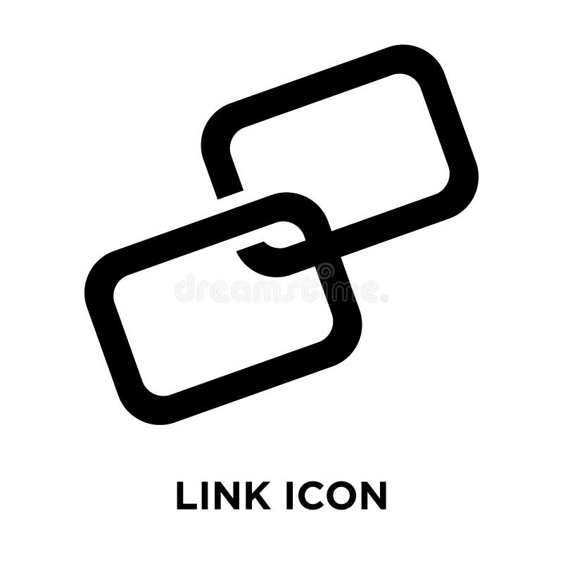 Link Icon Vector Isolated on White Background, Logo Concept of L Stock ...