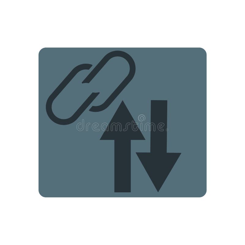 Link Icon Vector Sign and Symbol Isolated on White Background, Link ...