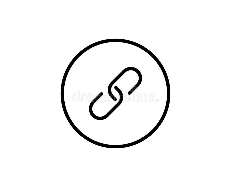 Link line icon stock vector. Illustration of communication - 192401756