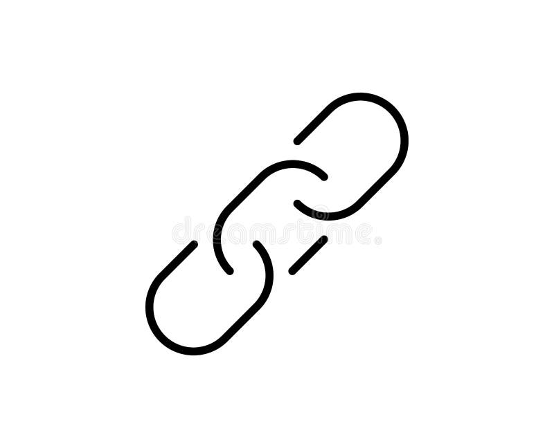 Link line icon stock vector. Illustration of linked - 192401754