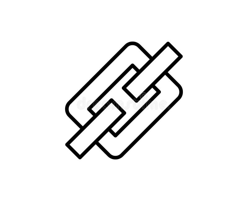 Link line icon stock vector. Illustration of isolated - 192401788