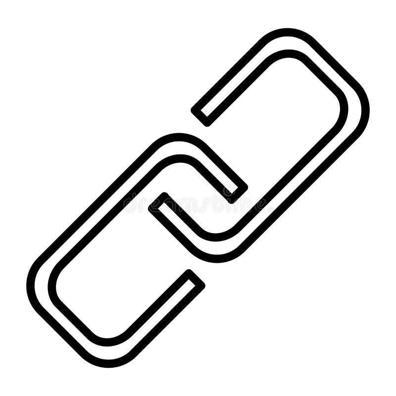 Link Line Icon. Vector Simple Minimal 96x96 Pictogram Stock Vector ...