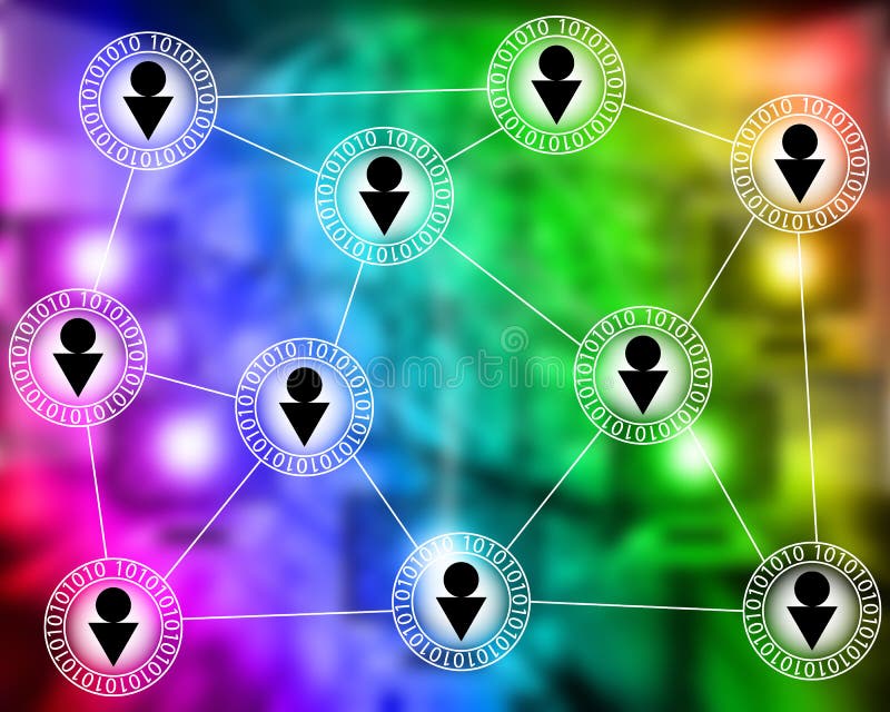 Link stock illustration. Illustration of meeting, gathering - 54382280