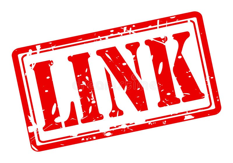 Link red stamp text stock vector. Illustration of square - 53571853