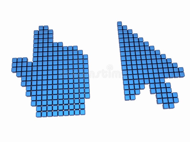 Link Selection Computer Mouse Cursor Stock Illustration - Illustration ...