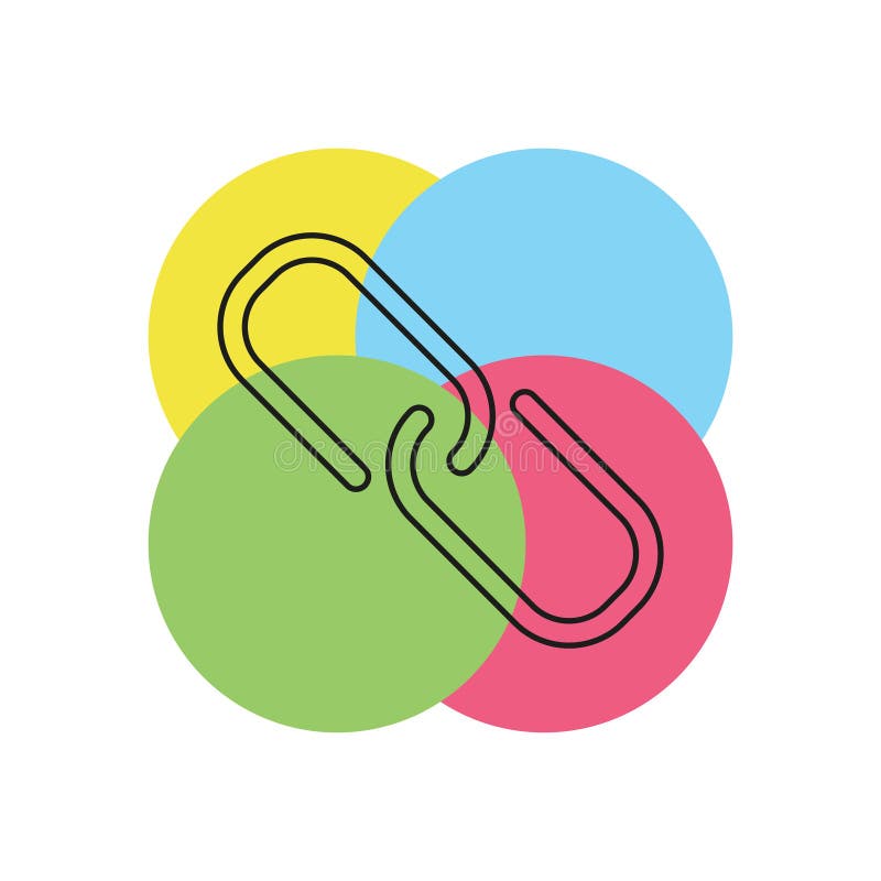 Link Sign - Vector Chain Symbol - Connection Stock Illustration ...