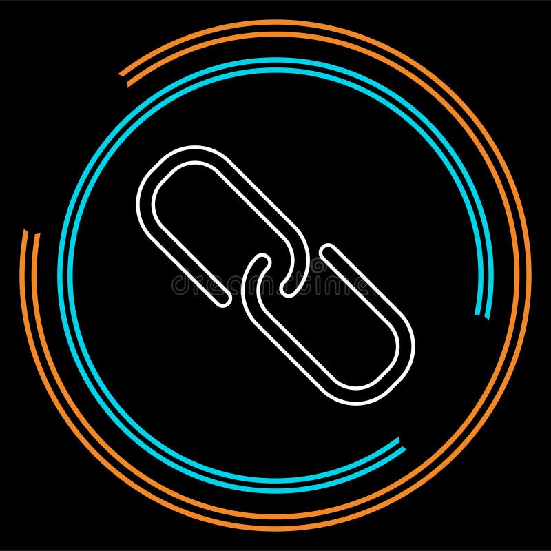 Link Sign - Vector Chain Symbol - Connection Stock Vector ... Link Sign - Vector Chain Symbol - Connection Stock Vector ...