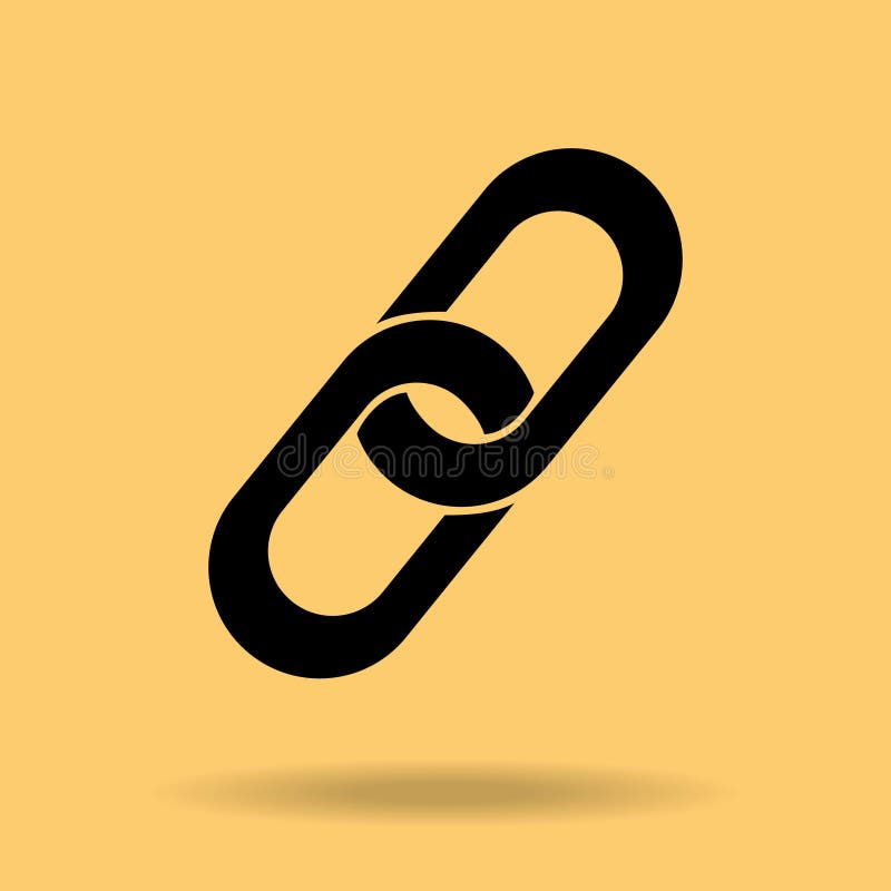 Link-Symbol Vector-Illustration Stock Abbildung - Illustration von ...