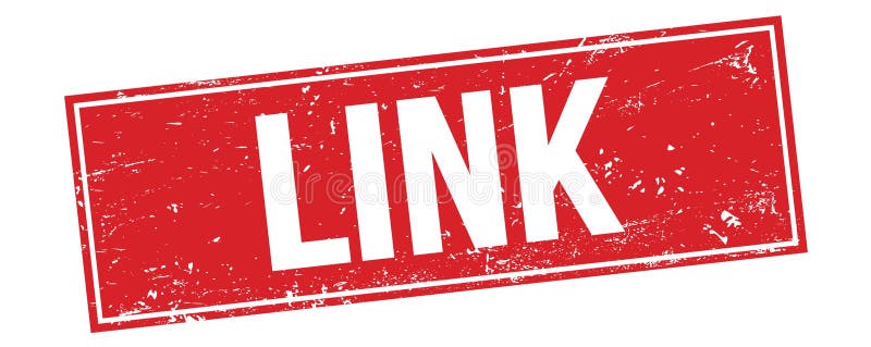 LINK Text on Red Grungy Rectangle Stamp Stock Illustration ...