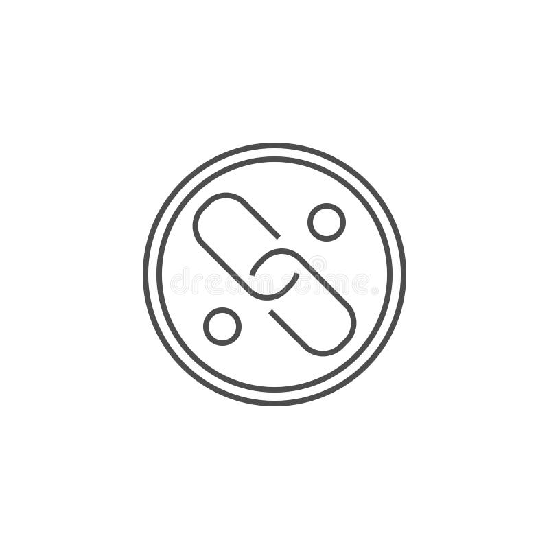 Link vector flat icon stock vector. Illustration of object - 151423803