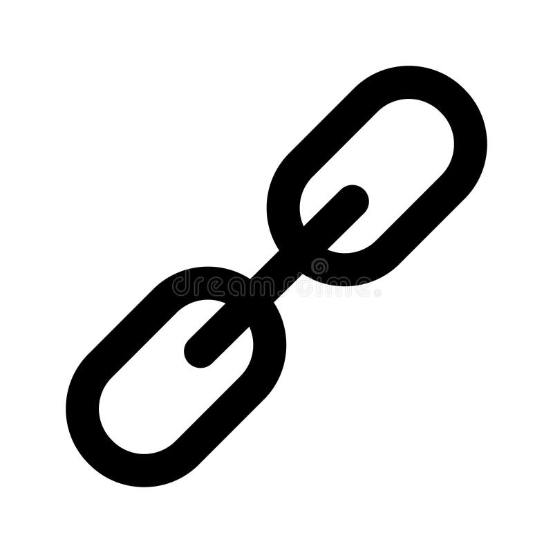 Link, vector icon stock vector. Illustration of quality - 283418148