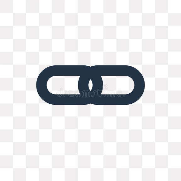 Link Vector Icon Isolated on Transparent Background, Link Trans Stock ...