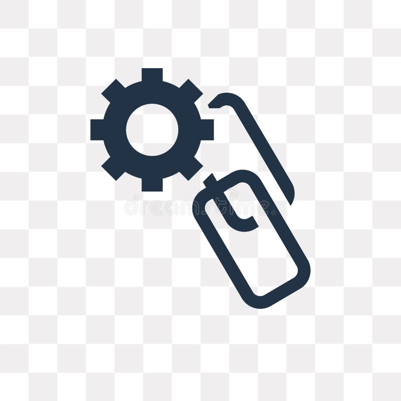 Link Vector Icon Isolated on Transparent Background, Link Trans Stock ...