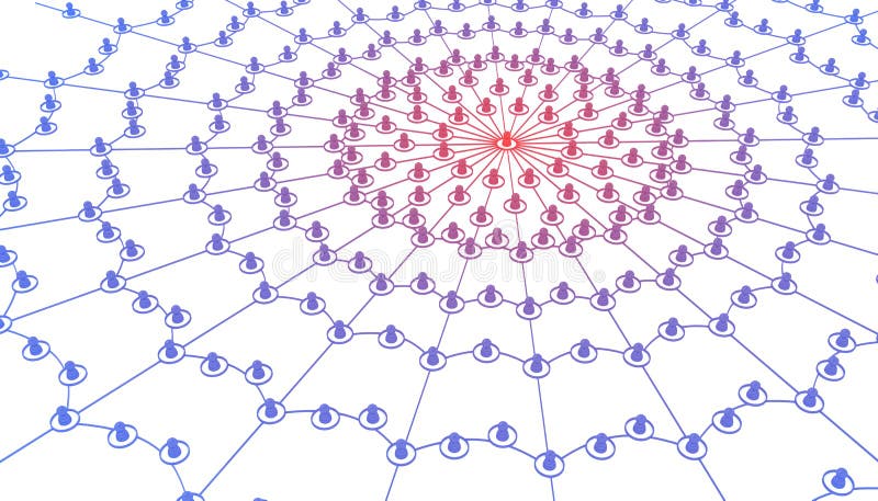 Network Infection stock illustration. Illustration of rendering - 11173181