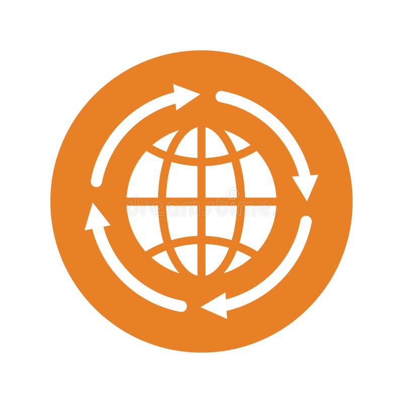 Link Wheel Icon. Rounded Vector Stock Illustration - Illustration of ...