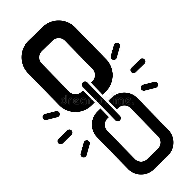 Linkage Icon Icon Which Can Easily Modify or Edit Stock Vector ...