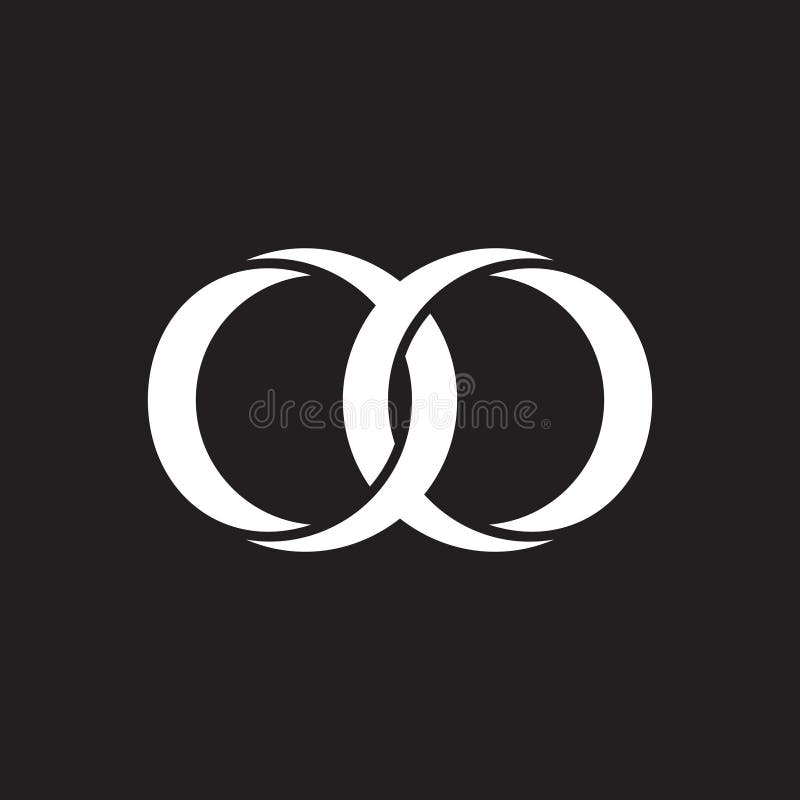 Linked Circle 3d Ring Flat Symbol Logo Vector Stock Vector ...