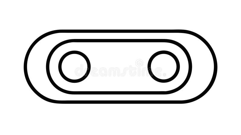 Linked Circles Icon Vector Graphic Illustration, Connection ...