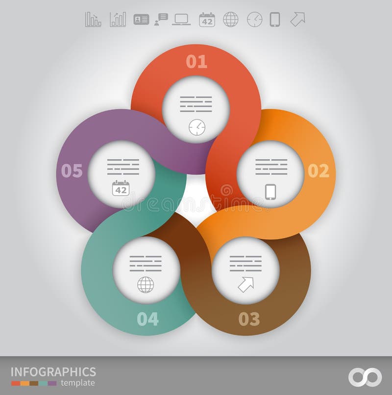 5 Linked Circles Stock Illustrations – 9 5 Linked Circles Stock ...