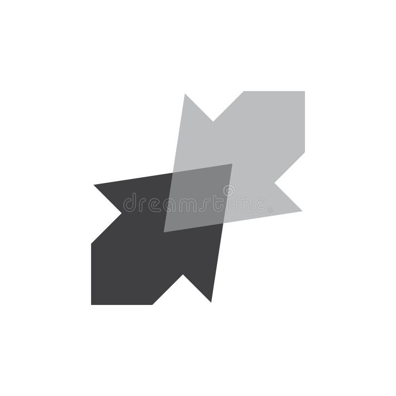 Linked Geometric Arrow Logo Vector Stock Vector - Illustration of ...