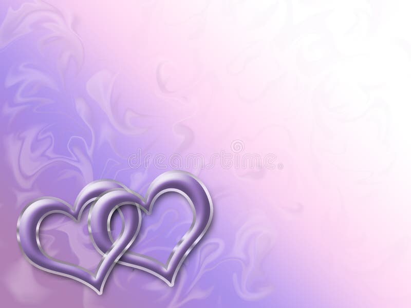 Linked Hearts stock illustration. Illustration of heart - 1711538
