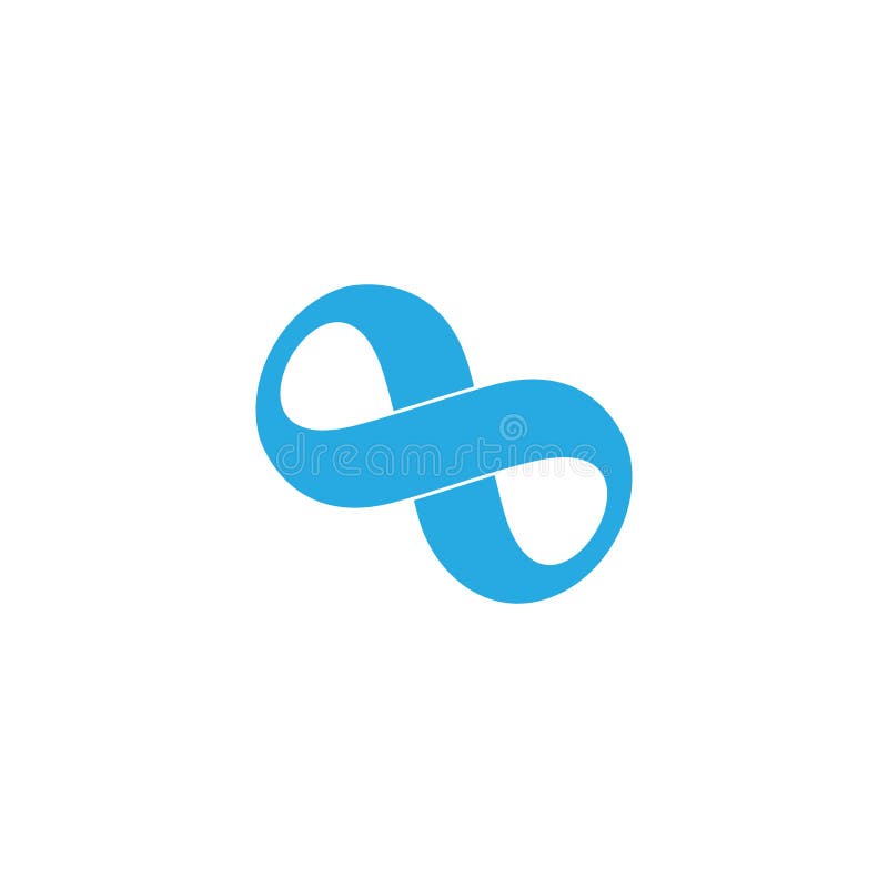 Linked Infinity Ribbon Motion Curves Design Symbol Logo Vector Stock ...