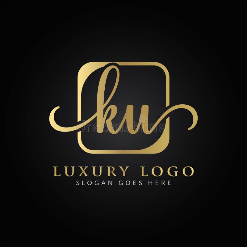 Linked Letter KU Logo Design Vector Template. Creative Abstract KU ...
