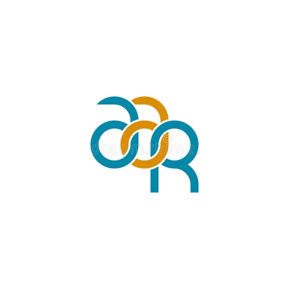 Linked Letters AAR Monogram Logo Design Stock Vector - Illustration of ...