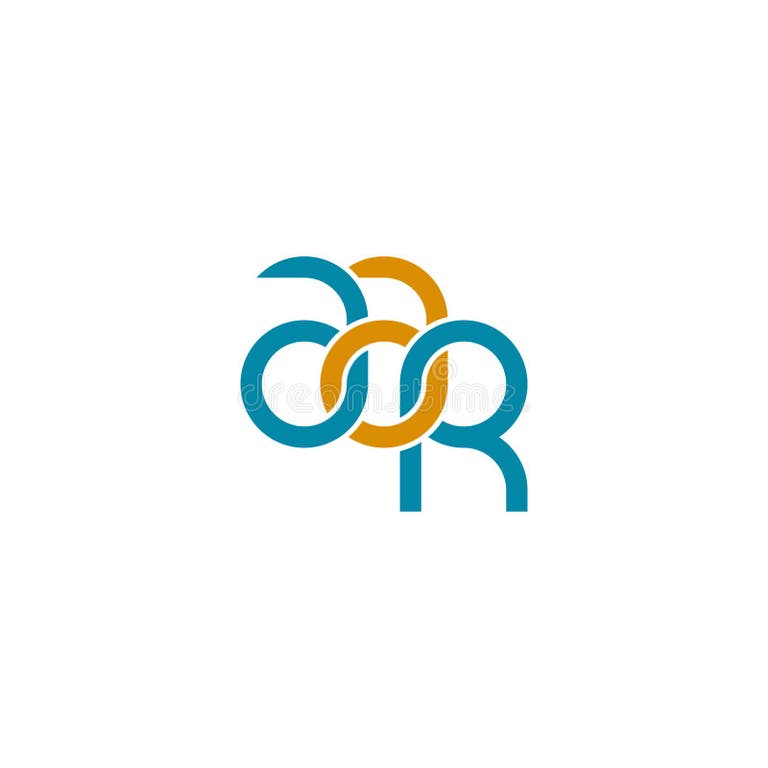 Linked Letters AAR Monogram Logo Design Stock Vector - Illustration of ...