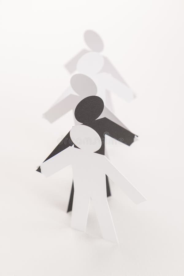 Weakness in White Figure Team Stock Photo - Image of helping, five ...