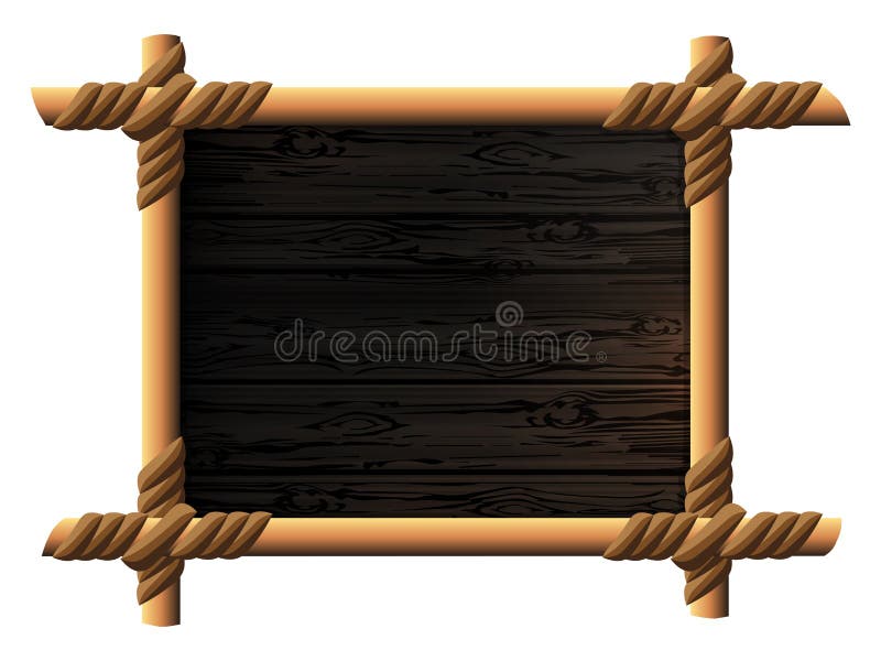 Linked Wood Frame, Wave Patterns from Fine Wood Texture, Design Element ...