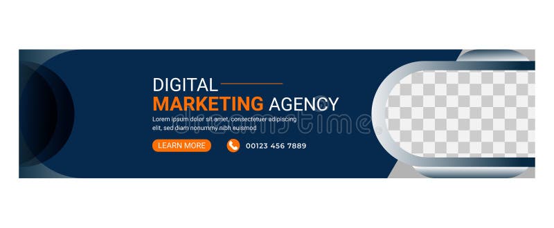 Linkedin Banner or Cover Photo Template Design Stock Vector ...