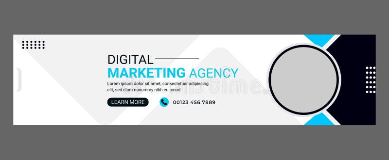 Linkedin Banner Design or Linkedin Cover Page Stock Illustration ...