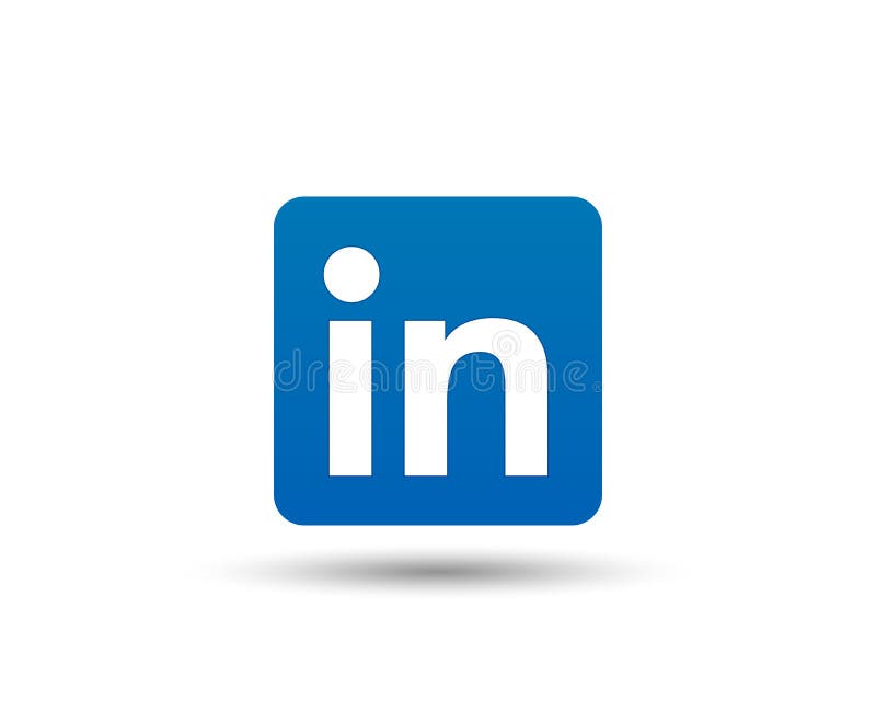 Linkedin Logo Icon. Social Media Symbol. Business Contacts. Vector ... Linkedin Logo Icon. Social Media Symbol. Business Contacts. Vector ...