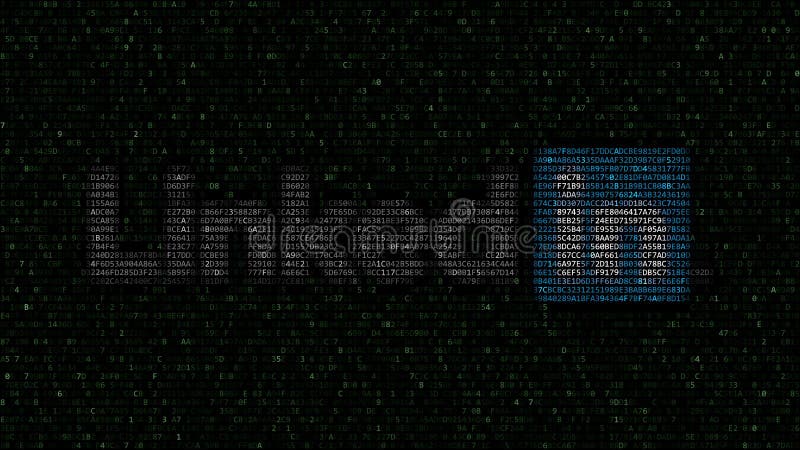 LinkedIn Logo Made of Hexadecimal Symbols on Computer Screen. Editorial ...