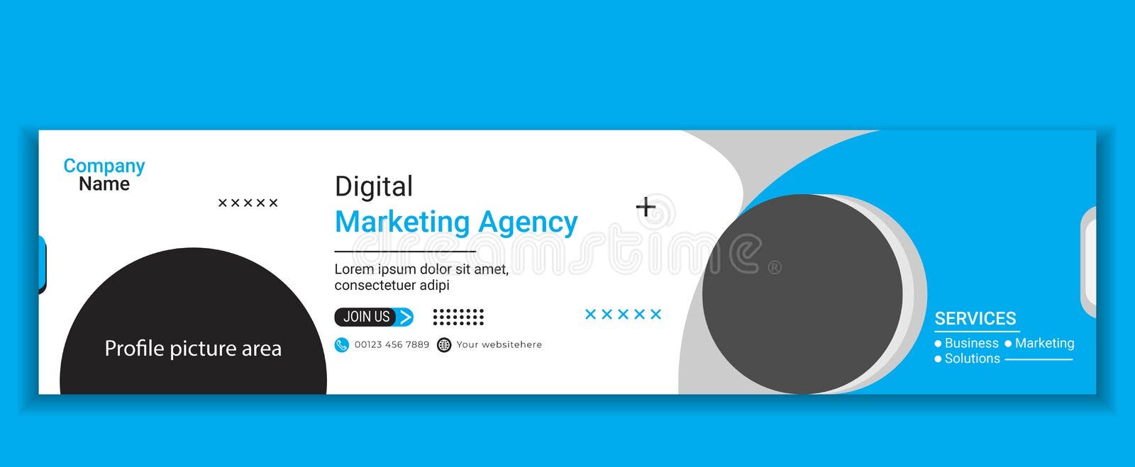 Background for LinkedIn Banner, LinkedIn Cover Design Stock Image ...