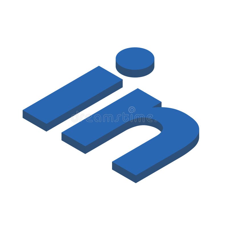 LinkedIn Social Media App Icon Editorial Image - Illustration of vector ...