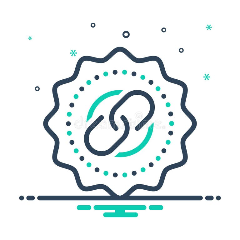 Mix Icon for Linking, Connection and Linkage Stock Vector ...