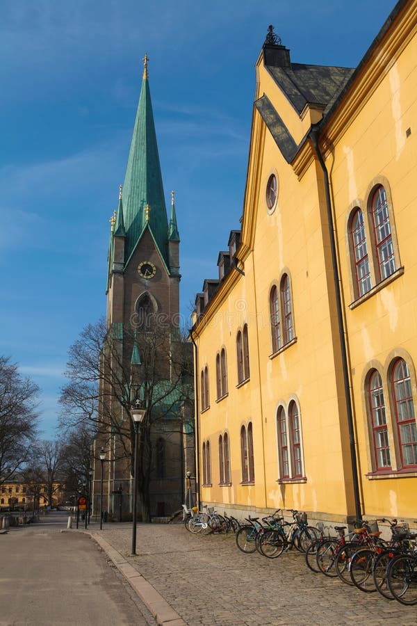 Linkoping Cathedral stock photo. Image of house, landmark - 17285558